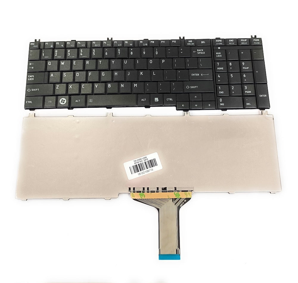 Laptop Keyboard for Toshiba Satellite C650, L650 Series (NSK-TN0GV01 ...